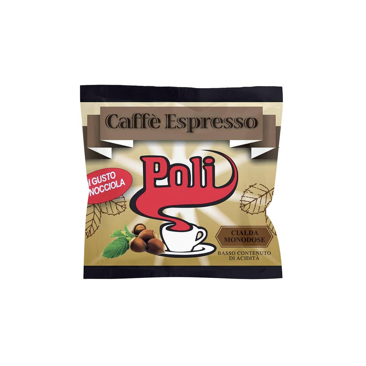 Caffè espresso gusto nocciola in Cialde Ese & 38 format · Caffè Poli