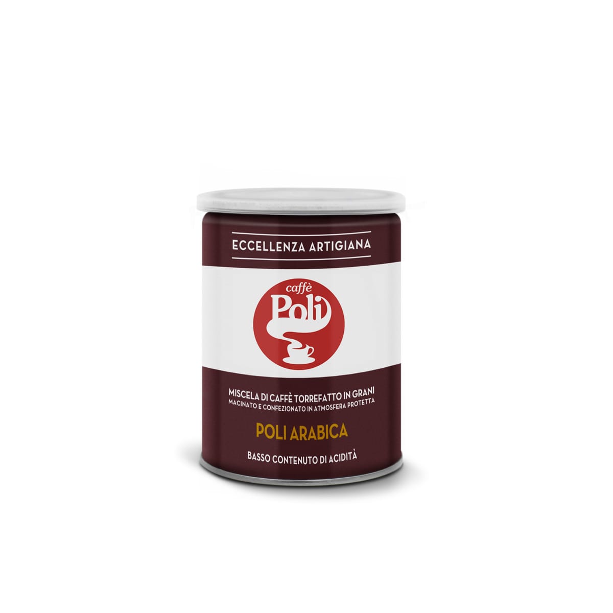 Caffè espresso arabica in Barattoli in latta format · Caffè Poli